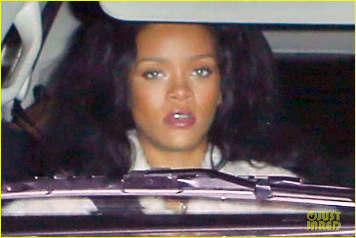 Rihanna Wears Low Cut & High Slit Dress for 'Vogue Brasil' May 2014 ...