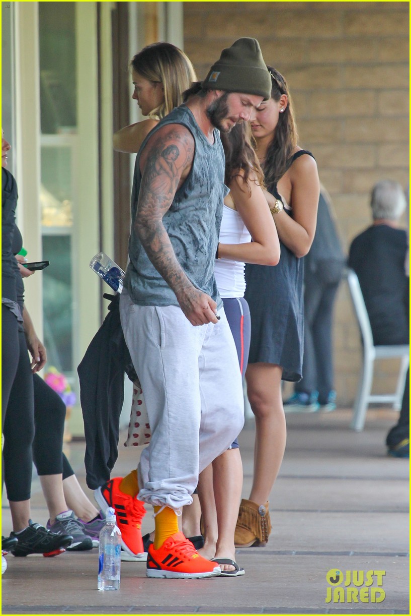 David Beckham Bares His Arms After a Soul Cycle Workout: Photo 3124495 ...