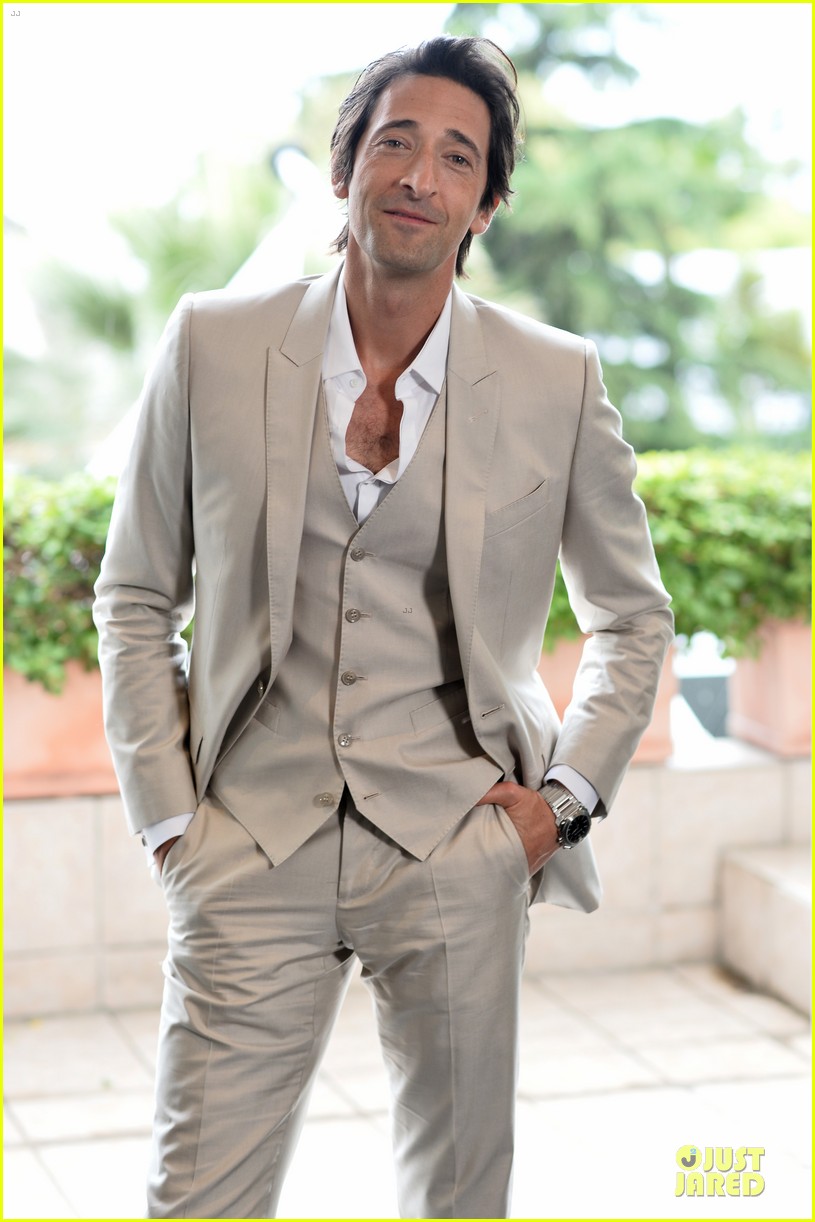 Adrien Brody Flaunts Chest Hair at 'Emperor' Cannes Photo Call!: Photo ...