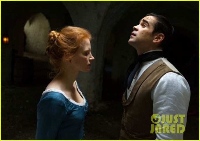 Colin Farrell Kisses Jessica Chastain in New 'Miss Julie' Still!: Photo ...