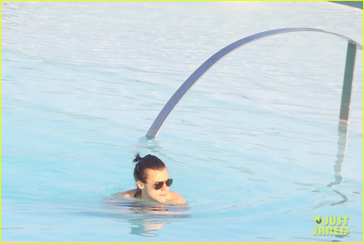 Harry Styles Almost Just Exposed His Little Harry at the Pool!: Photo ...