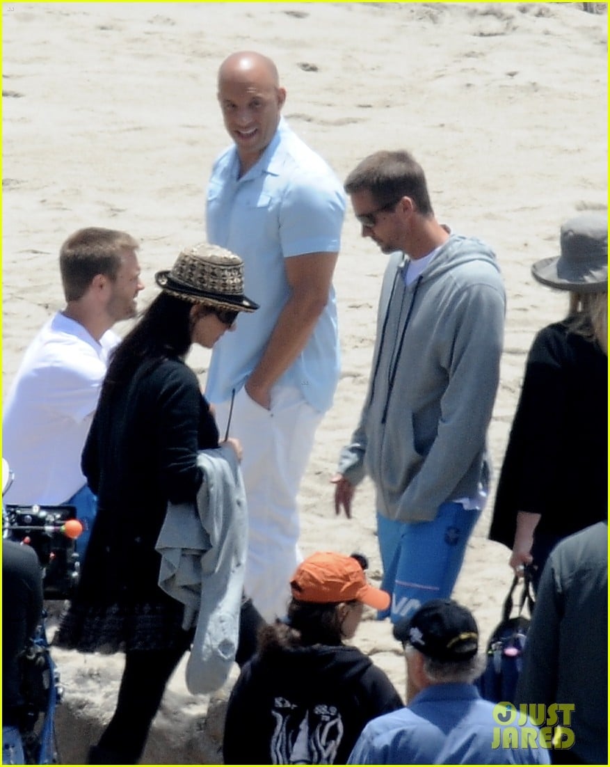 Paul Walker's Brothers Hang with 'Fast & Furious 7' Cast On Set: Photo ...