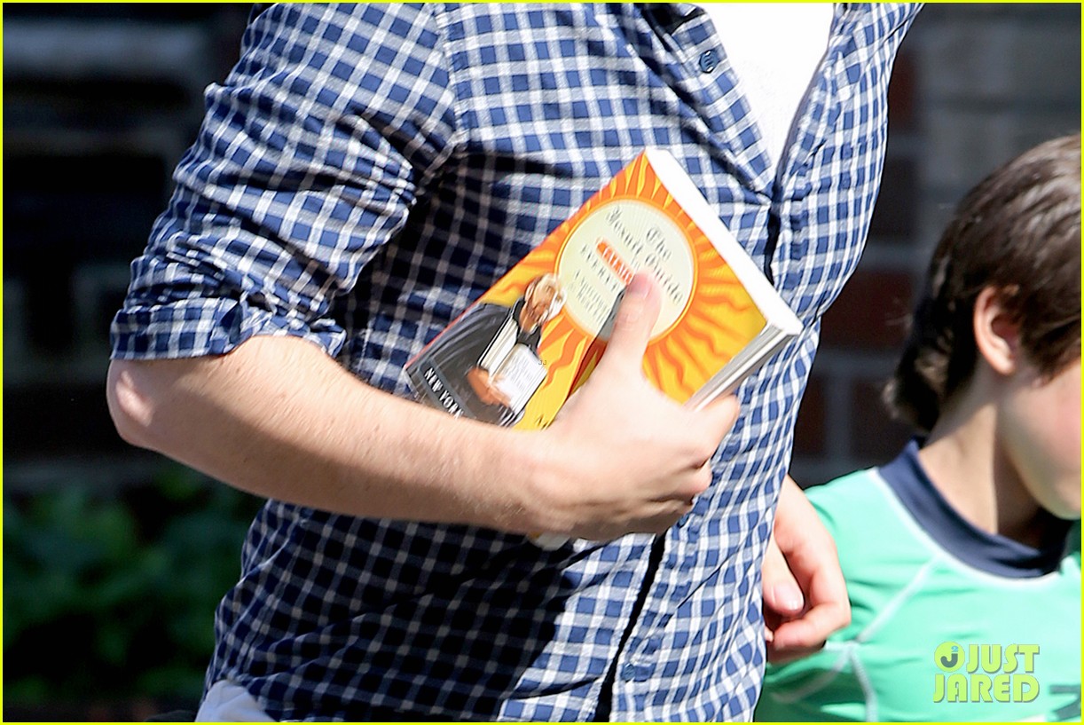 Andrew Garfield Hits His Favorite NYC Cafe with Spiritual Book: Photo ...