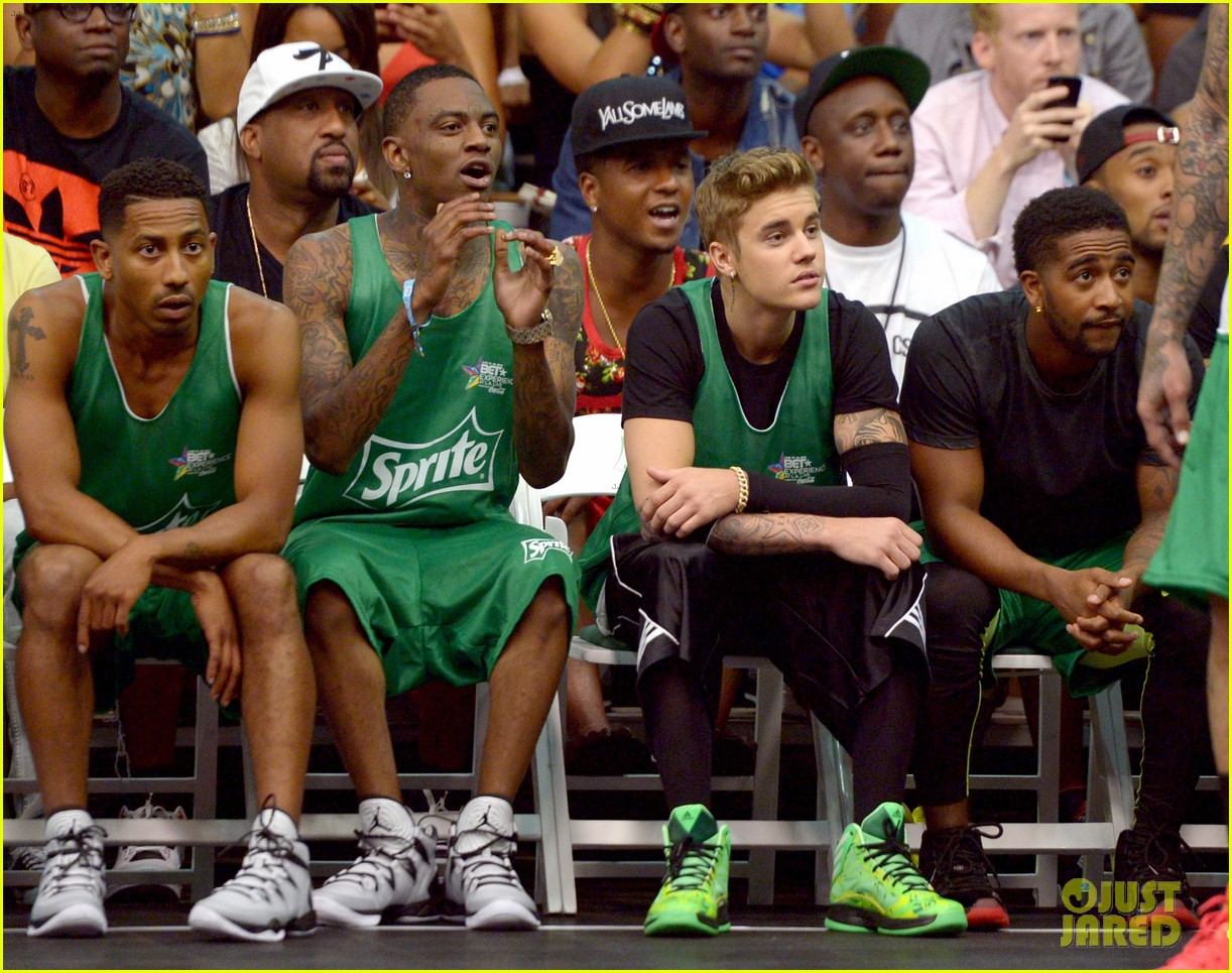 Justin Bieber Plays Against Chris Brown in Sprite's Celeb Basketball Game!: Photo 3145701 ...