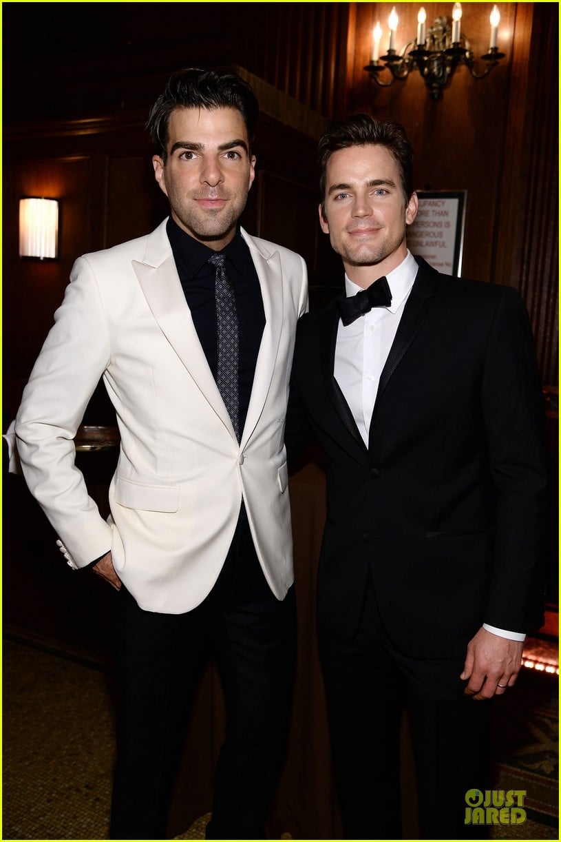 Matt Bomer & Zachary Quinto Meet Up at amfAR Inspiration Gala 2014: Photo 3132699 | Matt Bomer ...