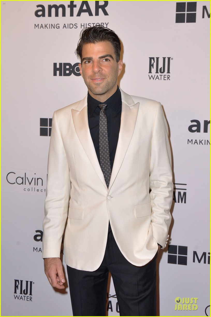Matt Bomer & Zachary Quinto Meet Up at amfAR Inspiration Gala 2014: Photo 3132706 | Matt Bomer ...