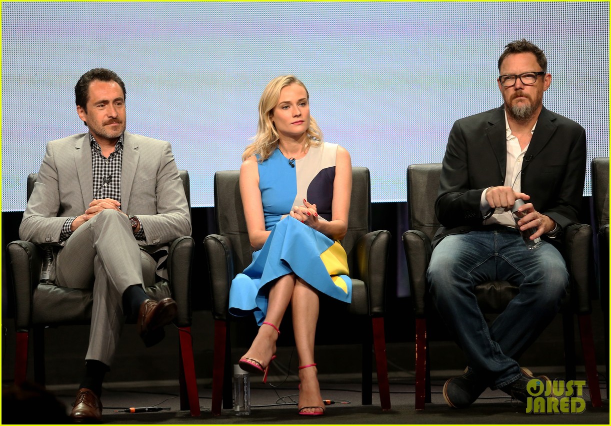 Diane Kruger Looks Fabulous Alongside 'The Bridge' Cast at FX TCA Panel ...