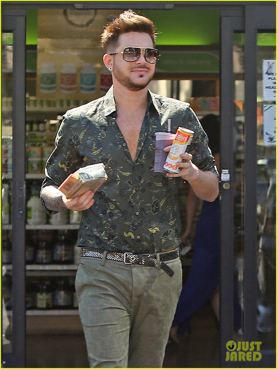 Adam Lambert Grabs a Healthy Lunch Before Queen Concert!: Photo 3149423 ...