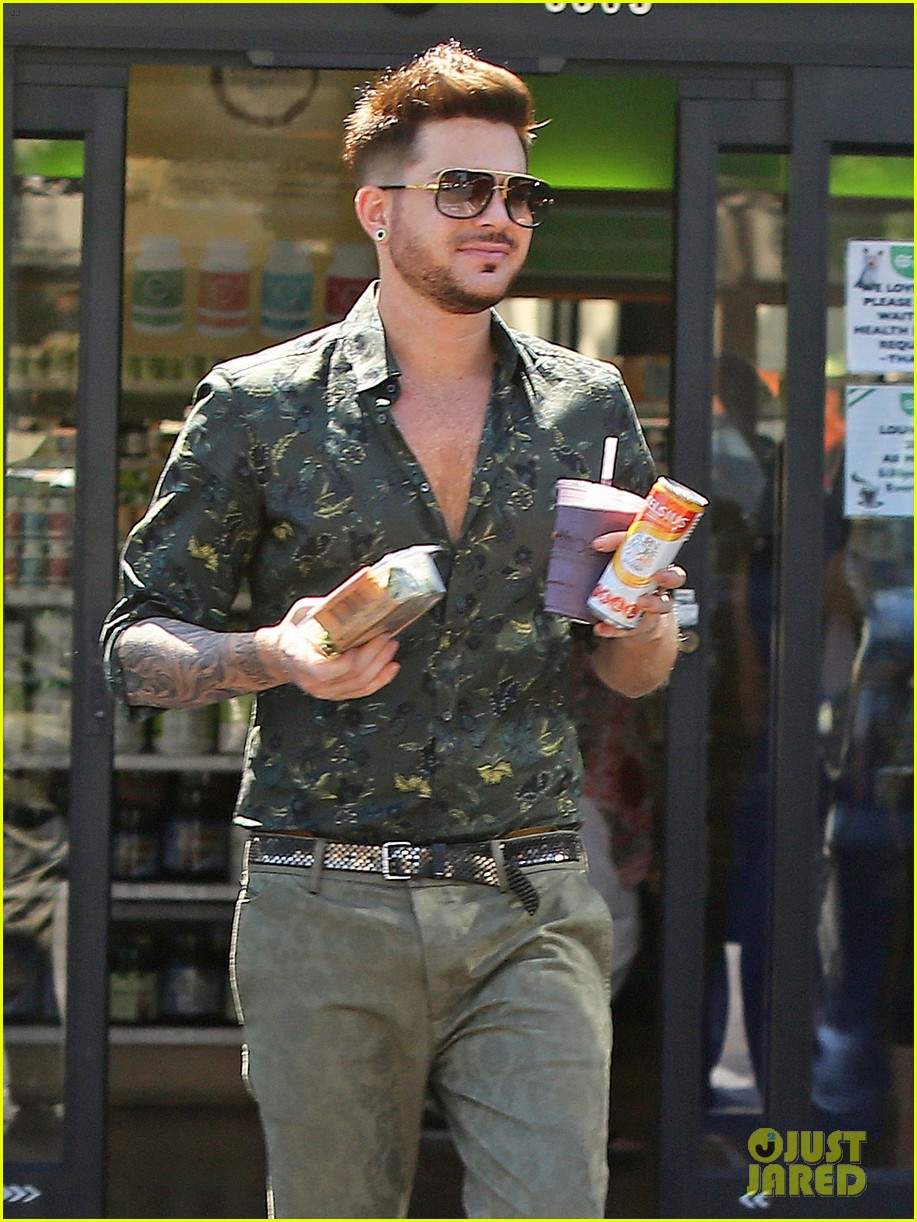 Adam Lambert Grabs a Healthy Lunch Before Queen Concert!: Photo 3149440 ...