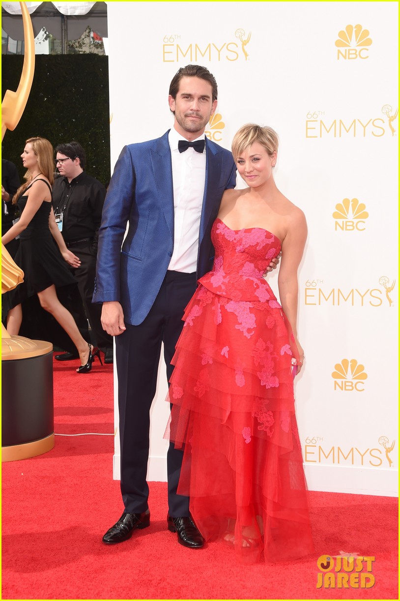 Kaley Cuoco & Husband Ryan Sweeting Are a Cute Couple at Emmys 2014 ...