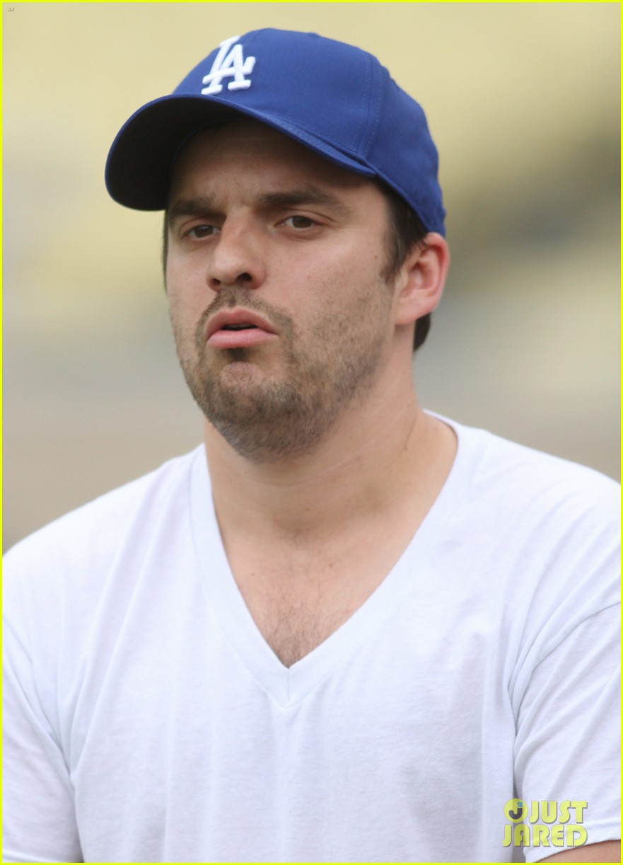 Photo: lets be cops jake johnson rob riggle dodgers pitch 01 | Photo ...