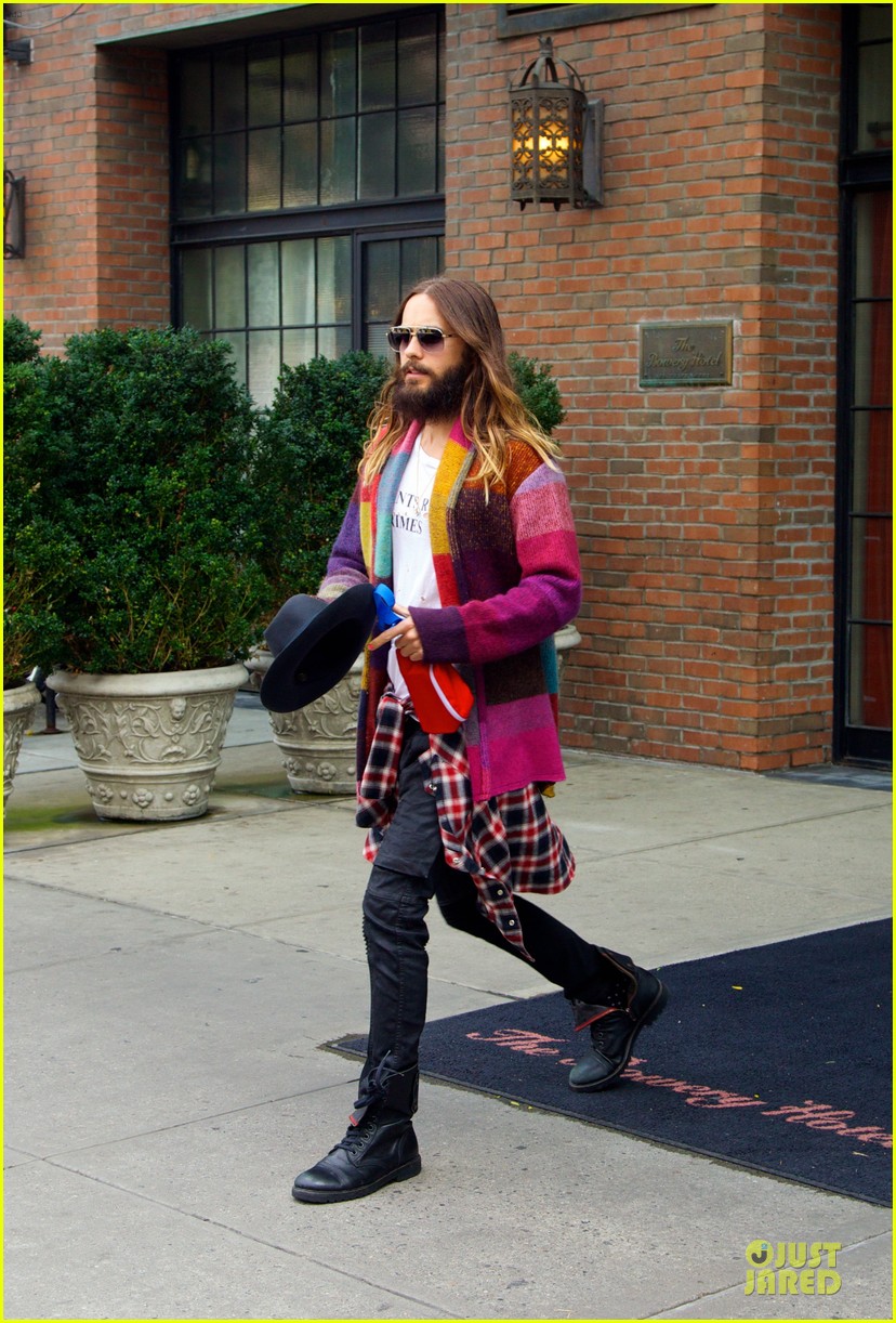 Jared Leto Is So Colorful Before His 30 Seconds to Mars Concert!: Photo ...