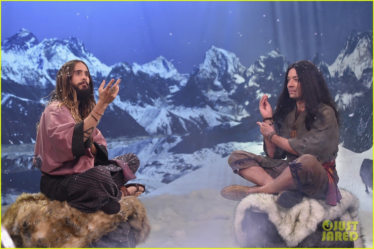Jimmy Fallon Shaves Jared Leto's Beard on 'The Tonight Show'!: Photo ...