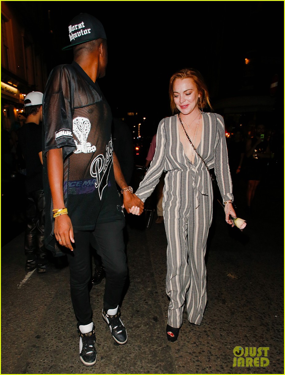 Lindsay Lohan Holds Hands with Blogger Vas J Morgan: Photo 3168379 ...