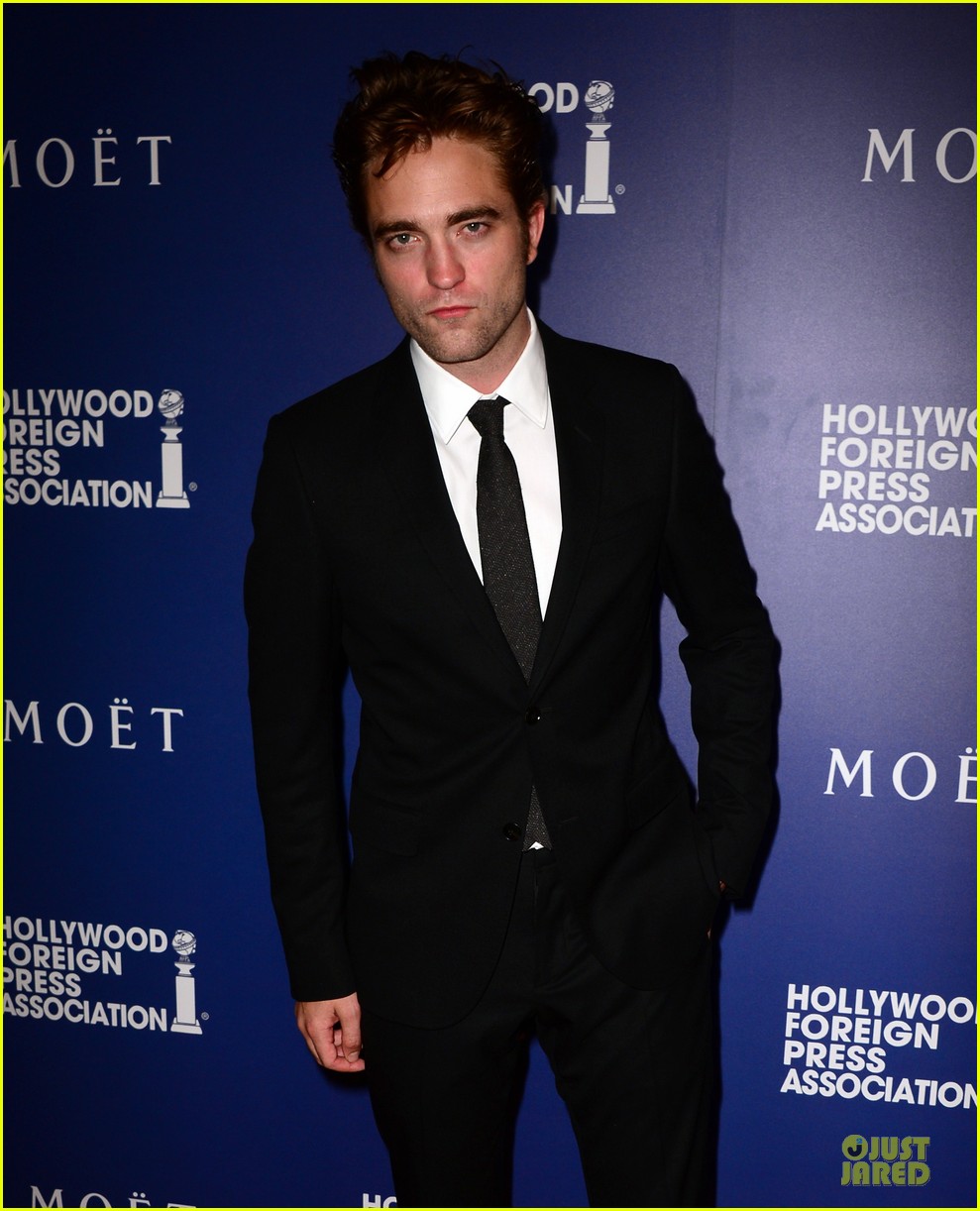Robert Pattinson & Logan Lerman Are Men in Black at HFPA Grants Banquet ...