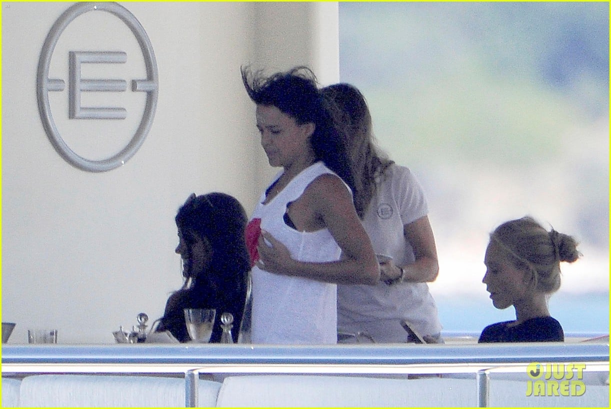 Bikini-Clad Michelle Rodriguez Lives Dangerously, Balances on the Edge ...