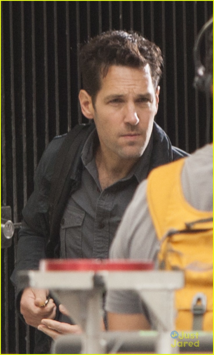 Paul Rudd is Joined on the 'Ant-Man' Set by Evangeline Lilly!: Photo ...