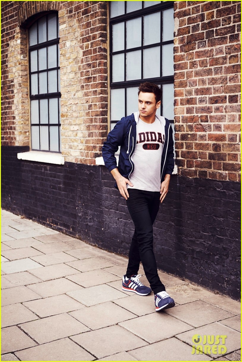 Olympic Diver Tom Daley Models Like a Pro for adidas NEO's Autumn ...
