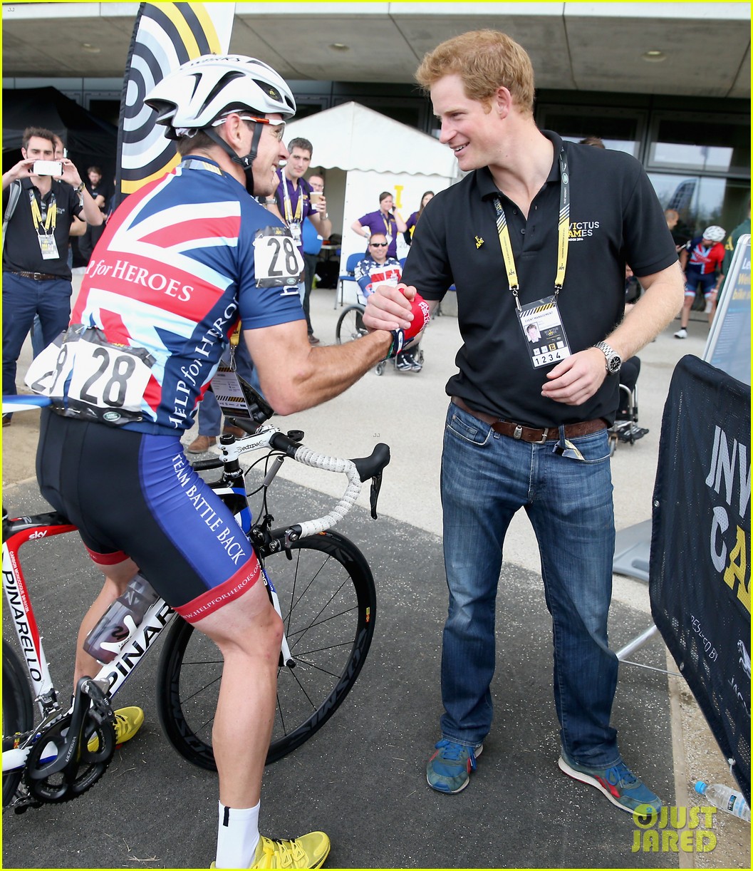 Prince Harry Bikes Between Venues During Invictus Games 2014: Photo ...
