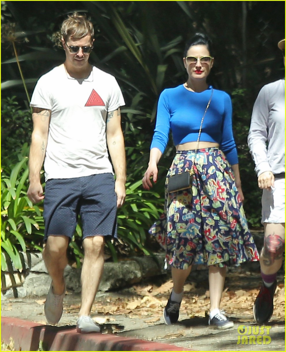 Dita Von Teese Takes Post-Birthday Stroll with Adam Rajcevich: Photo ...
