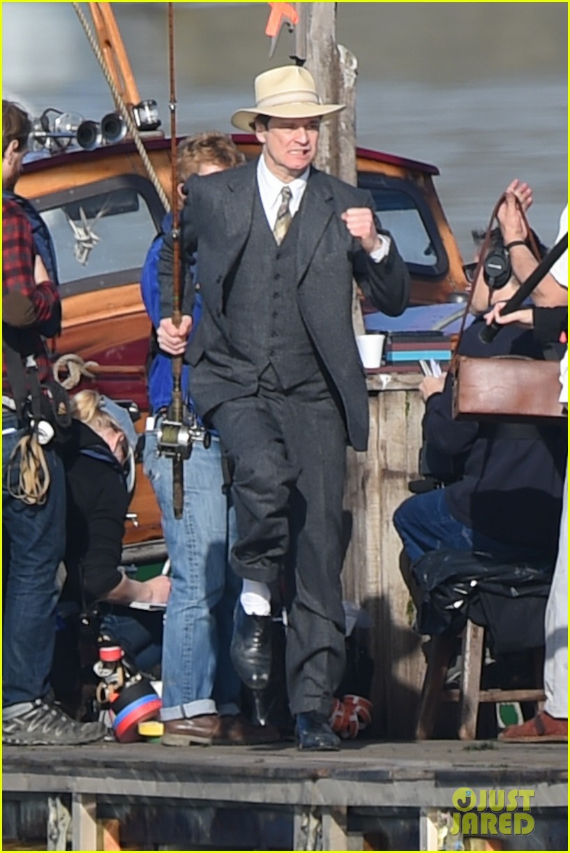 Colin Firth Gets Frustrated with Dominic West on the 'Genius' Set ...