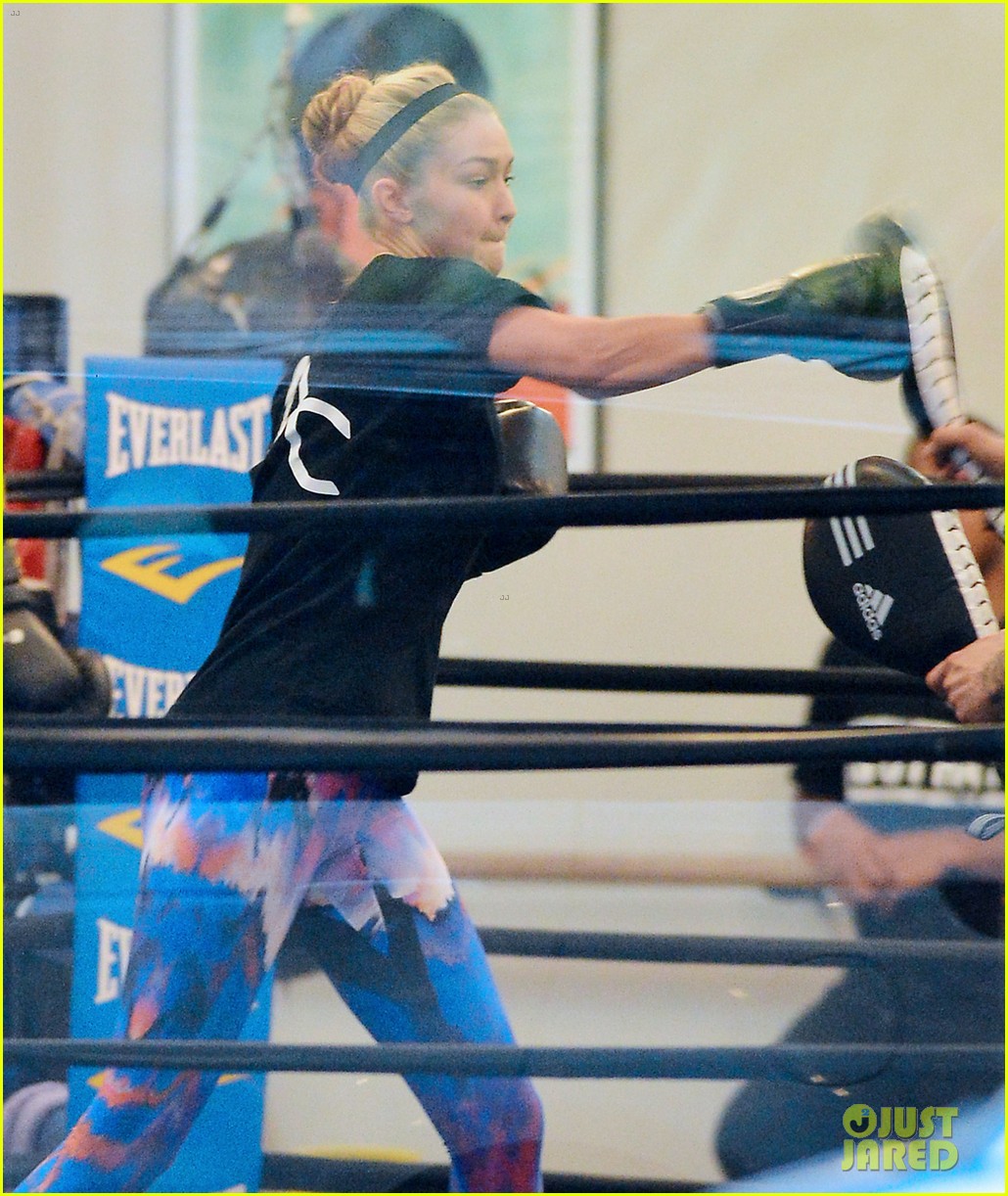 Gigi Hadid Puts Her Energy Into Boxing Workout: Photo 3216601 | Photos ...