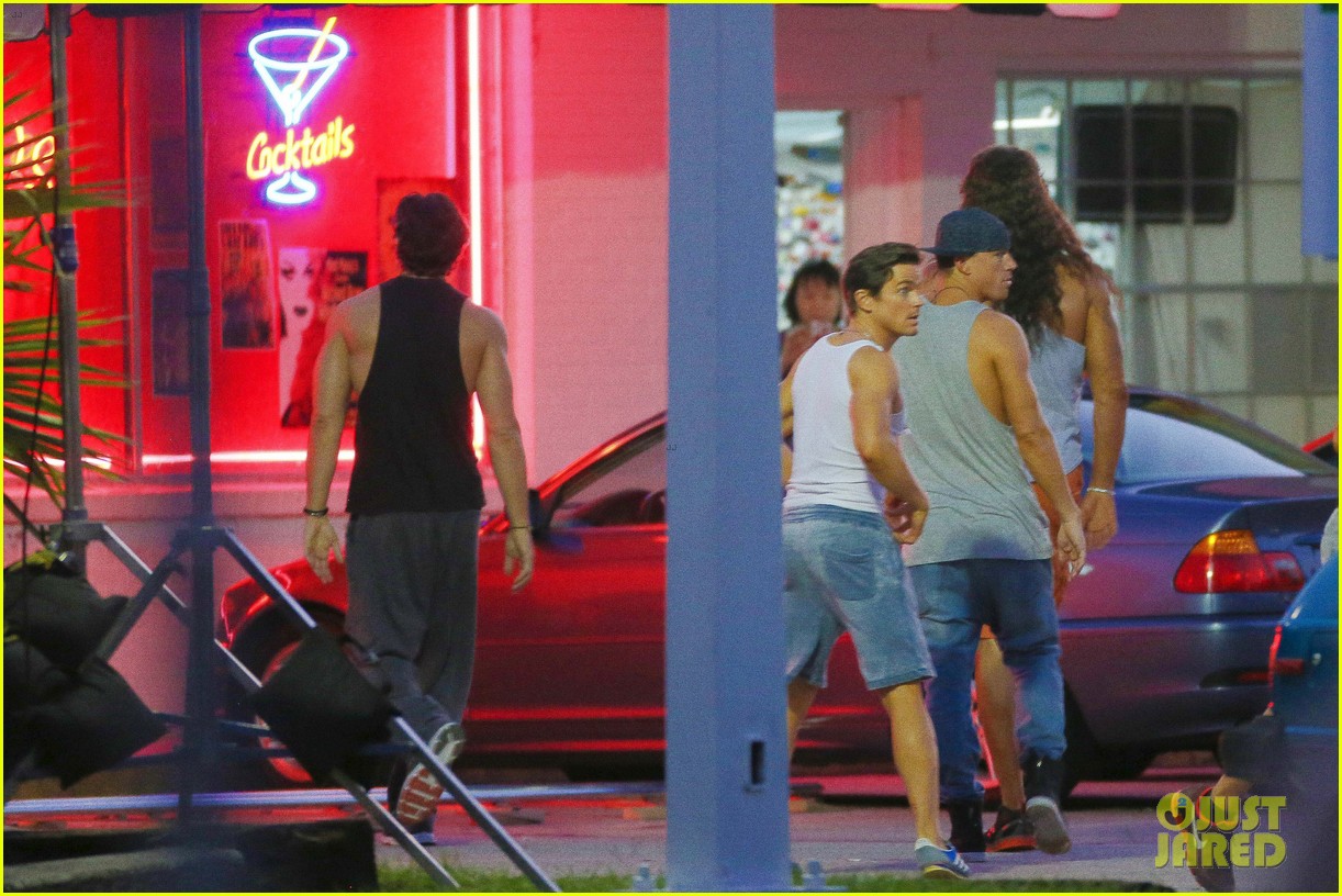 'Magic Mike XXL' Guys Film Nightclub Scenes at a Drag Revue: Photo ...