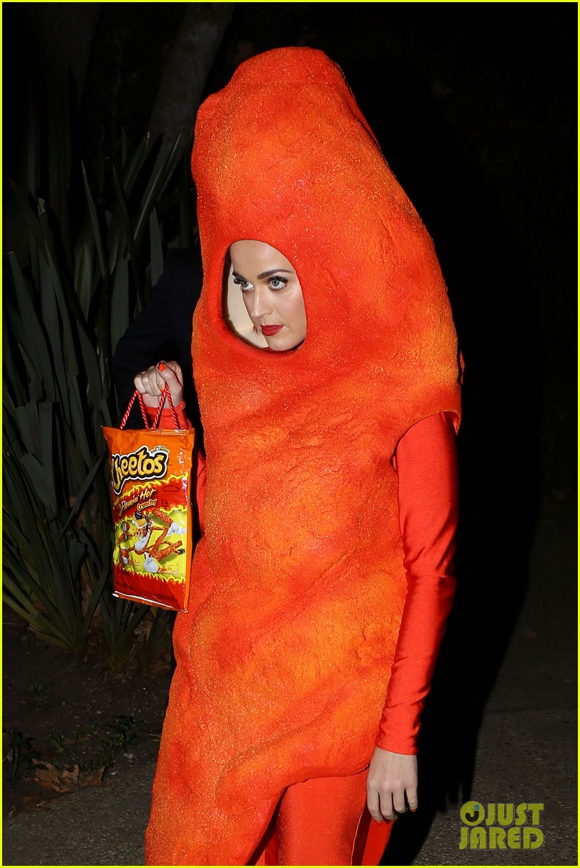 Katy Perry Turns Into a Flaming Hot Cheeto for Halloween 2014: Photo ...