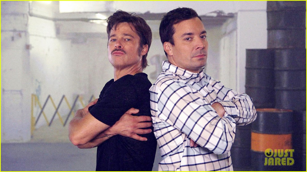 Brad Pitt Has a 'Breakdance Conversation' with Jimmy Fallon - Watch the ...