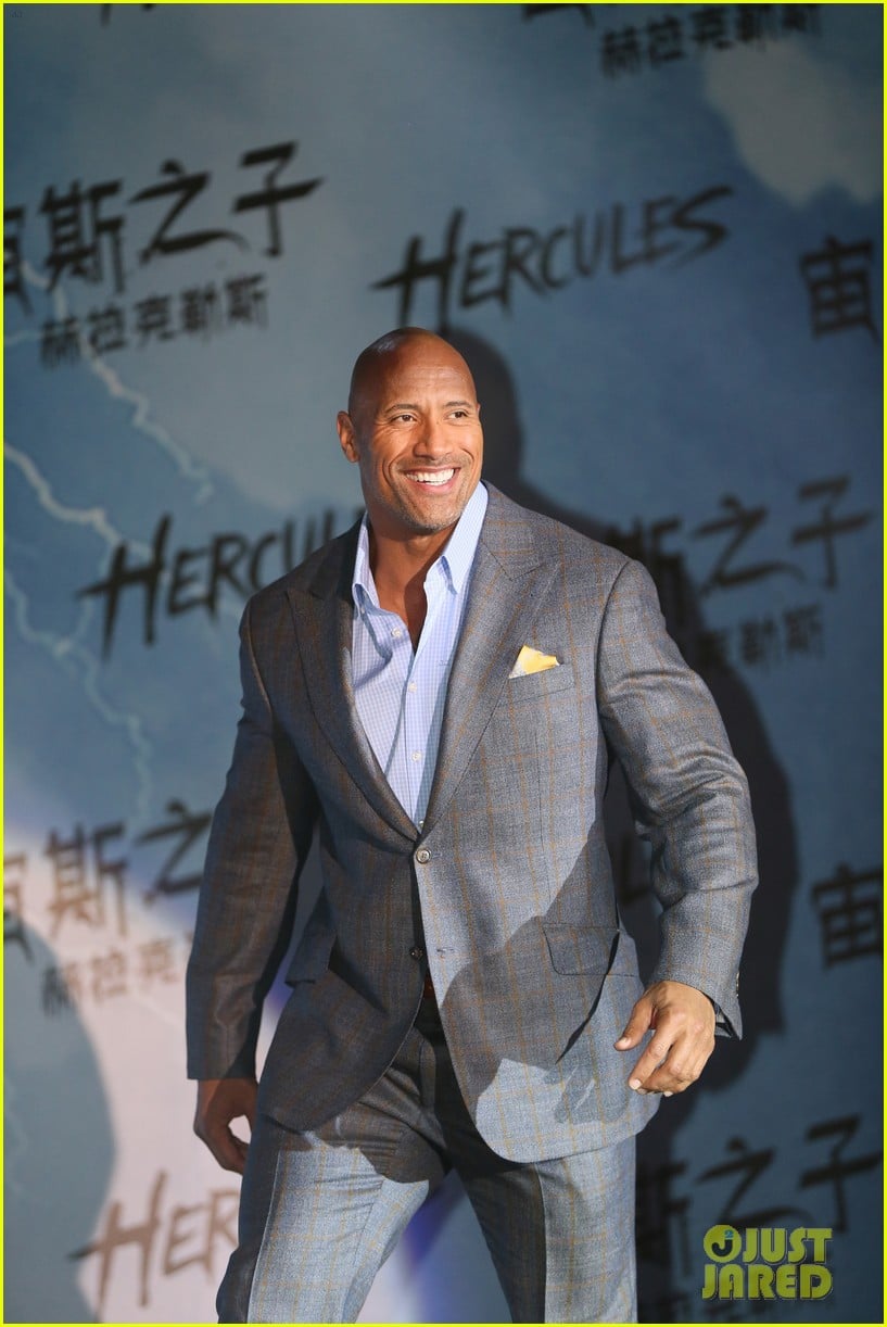 Dwayne 'The Rock' Johnson Is Honored to Be Premiering 'Hercules' in ...