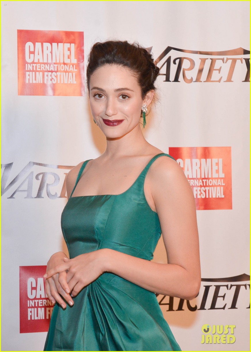 Emmy Rossum Picks Up Breakthrough Award at Carmel International Film ...