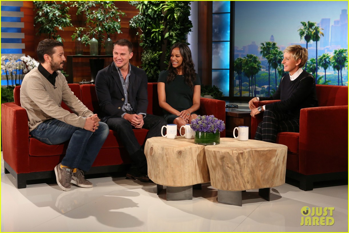 Pregnant Zoe Saldana Gets Schooled On Parenthood By Channing Tatum on ...