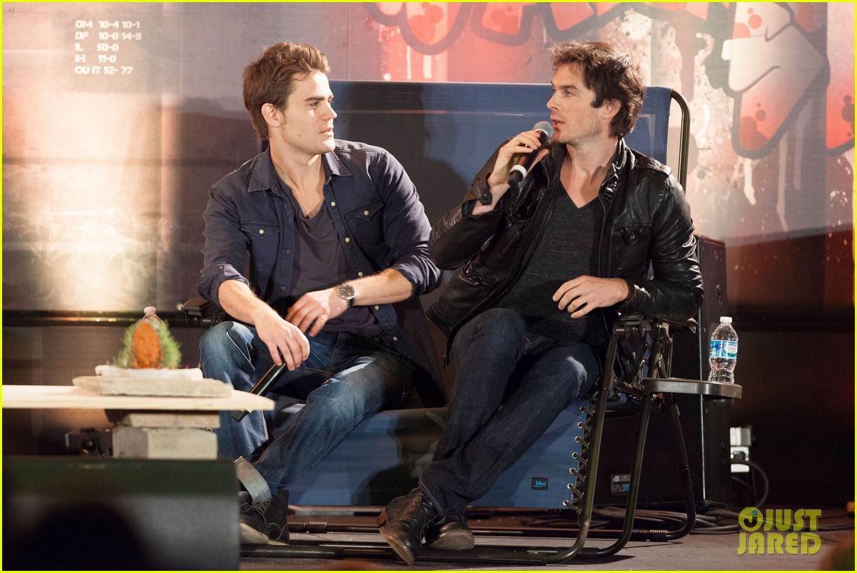 Ian Somerhalder & Paul Wesley Team Up for Walker Stalker Con: Photo ...