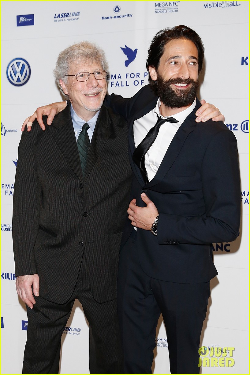 Adrien Brody Brings His Dad Along to Celebrate the Fall of the Berlin ...