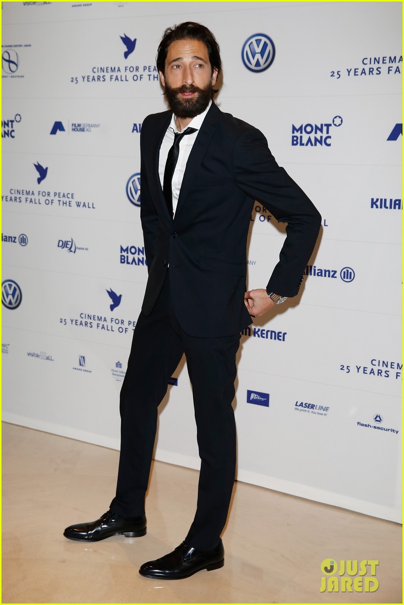 Adrien Brody Brings His Dad Along to Celebrate the Fall of the Berlin ...