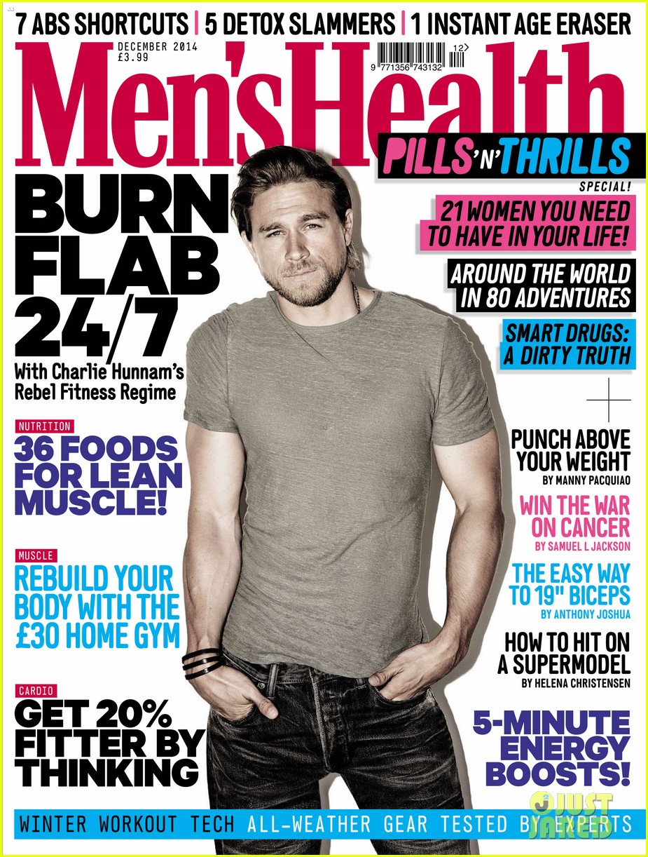 Charlie Hunnam Muscles Up for 'Men's Health UK' December Cover'!: Photo ...