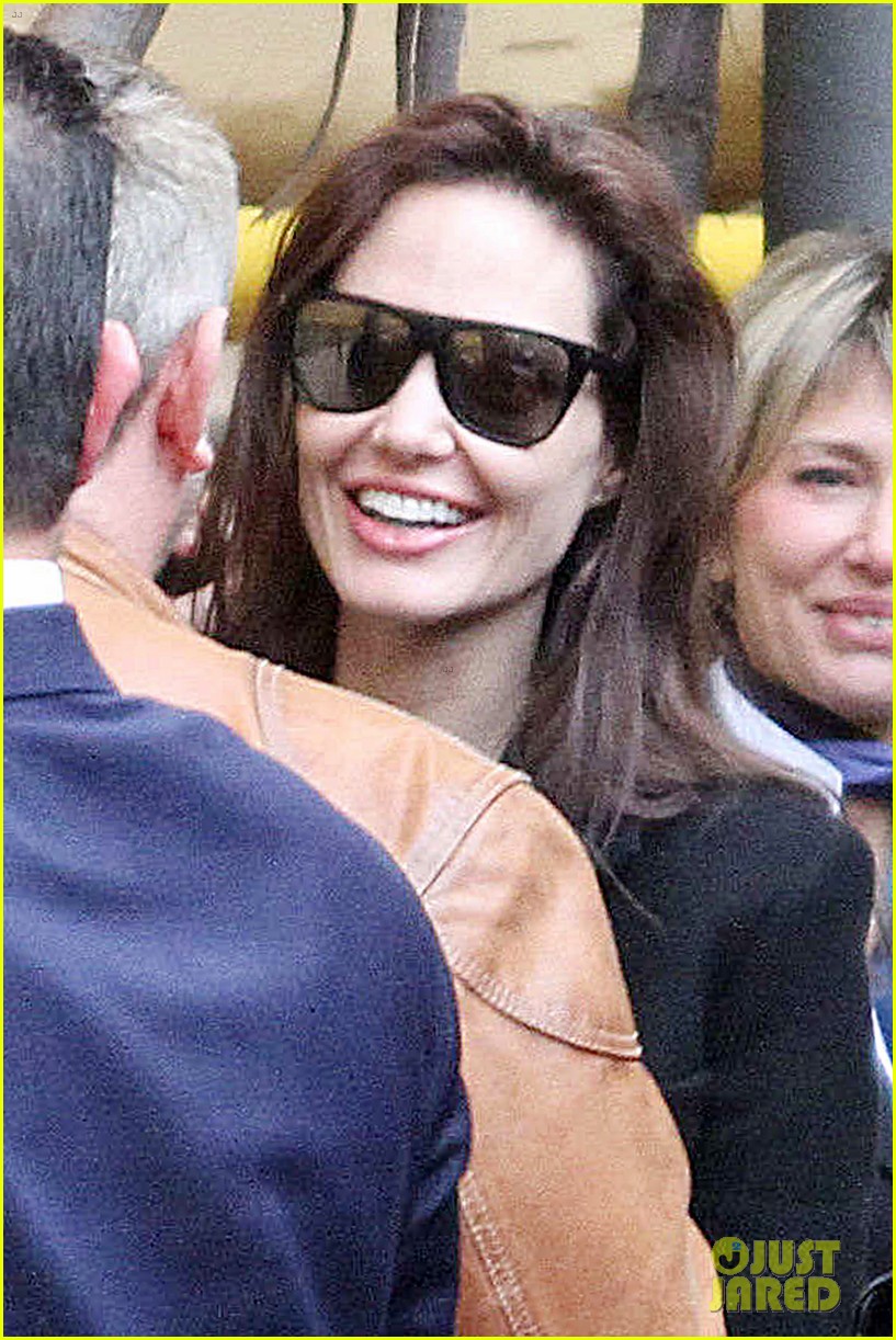 Angelina Jolie Arrives in Rome Ahead of Meeting Pope Francis: Photo ...