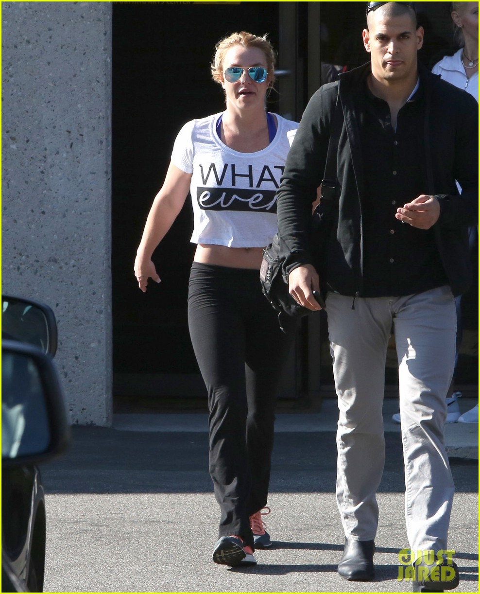 Britney Spears Flashes Rock Hard Abs After Dance Rehearsal: Photo ...