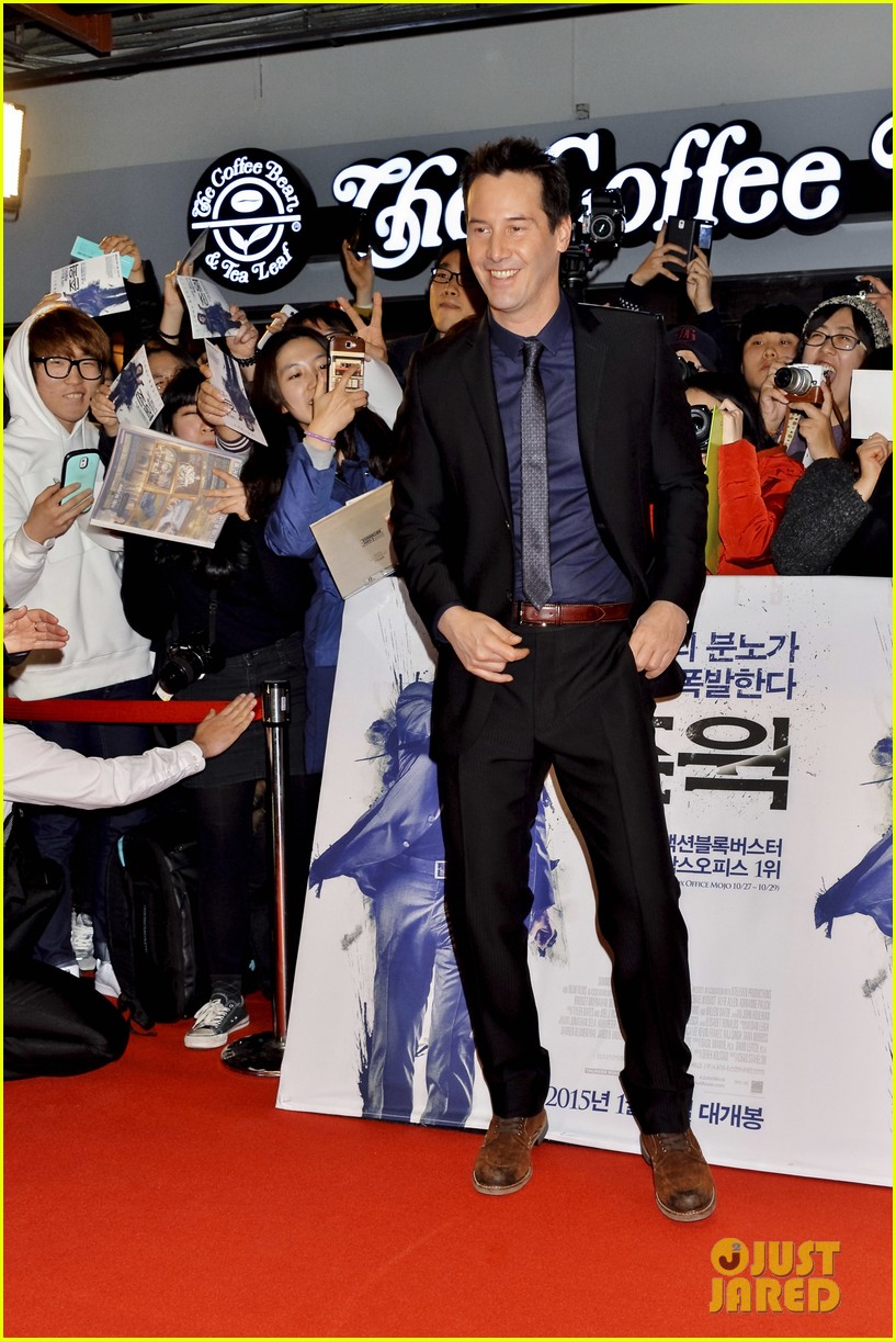 Keanu Reeves Takes 'John Wick' to South Korea for Premiere!: Photo ...