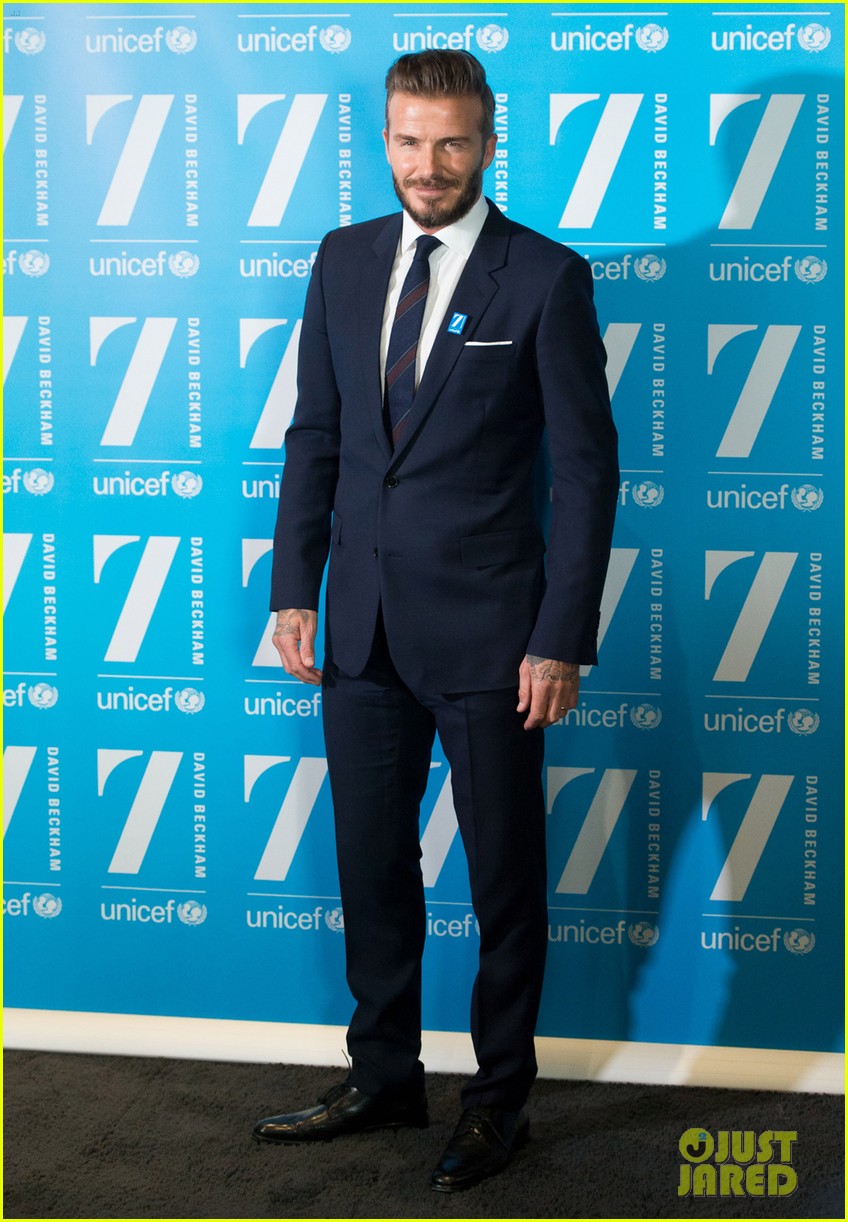 David Beckham Launches New Initiative with UNICEF, Son Brooklyn Wants ...