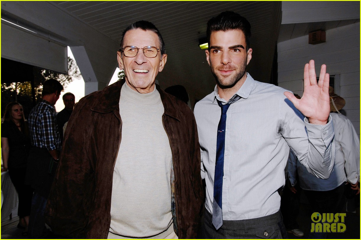 Zachary Quinto Reacts to Fellow Spock Leonard Nimoy's Death: Photo 3315558 | Star Trek, Zachary ...