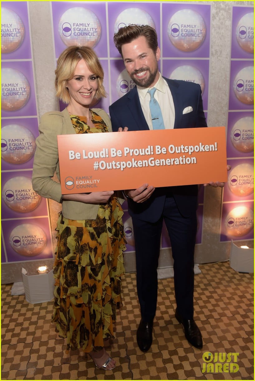 Matt Bomer & Sarah Paulson Bring Their Support to Equal Rights Dinner: Photo 3316327 | Andrew ...