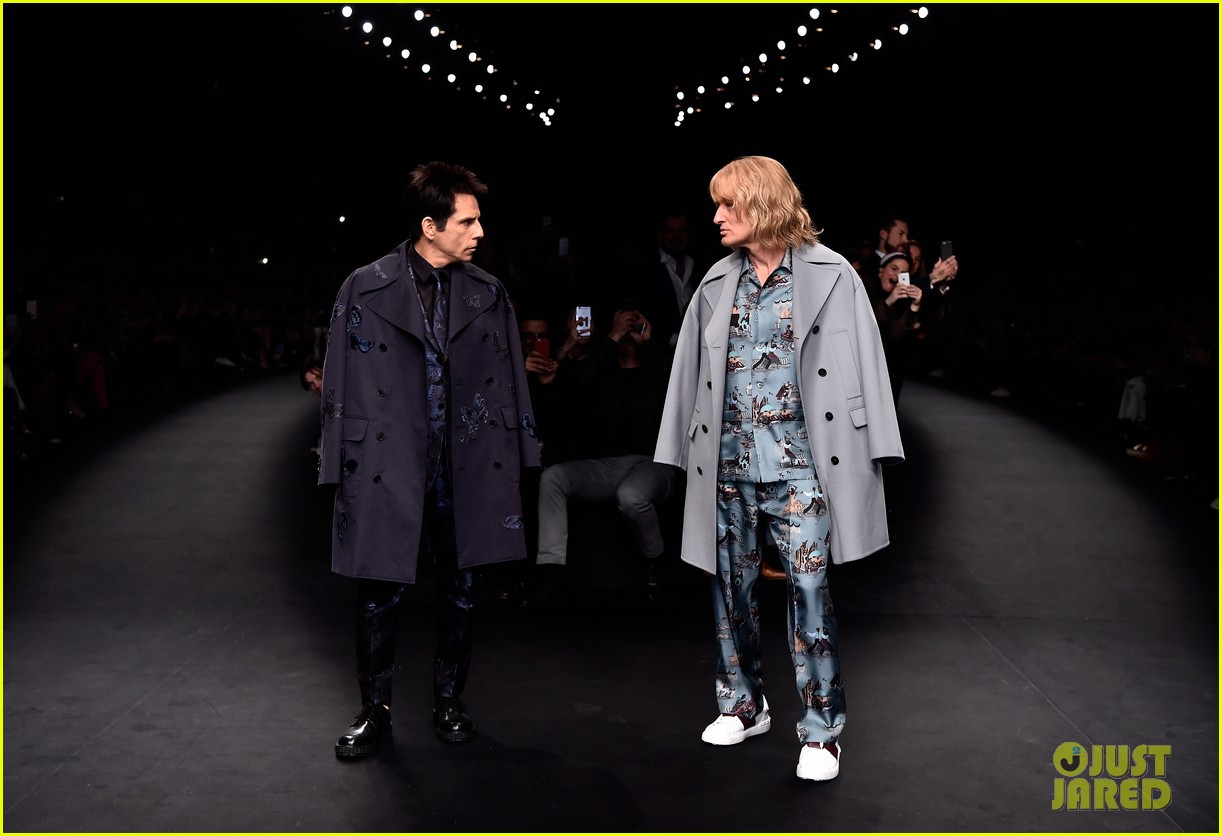 Ben Stiller Walks Valentino Runway as Derek Zoolander, Paramount ...