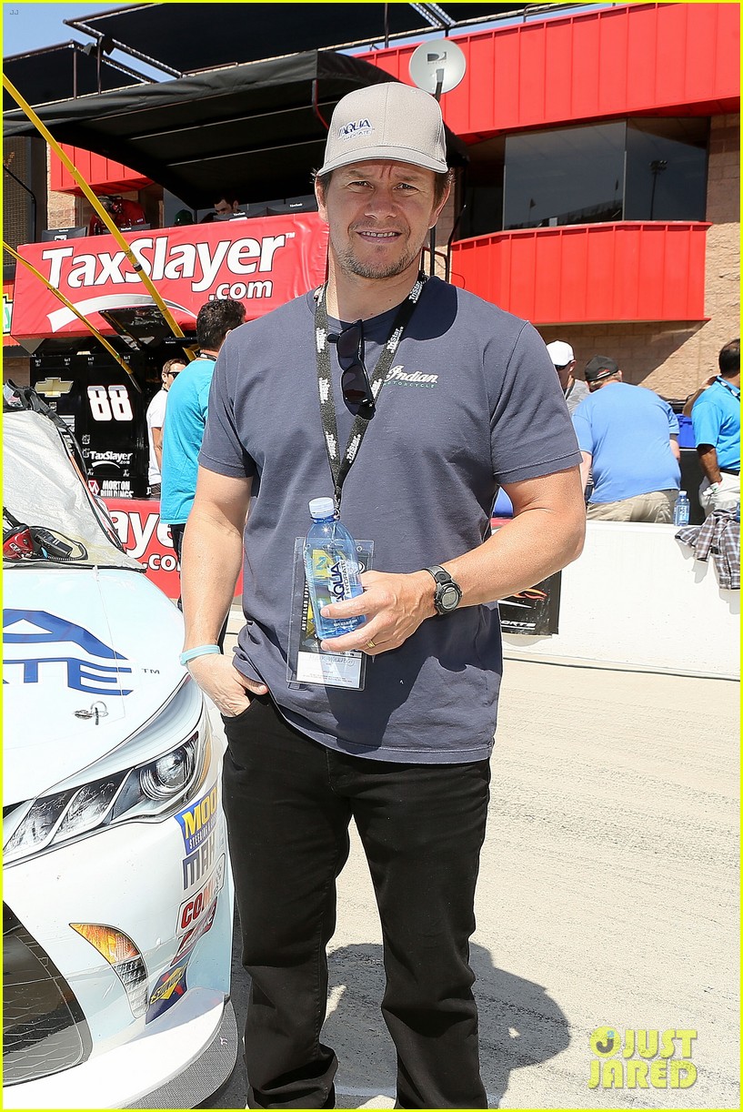 Mark Wahlberg Rides with Blake Koch at Drive4Clots 300!: Photo 3331781 ...
