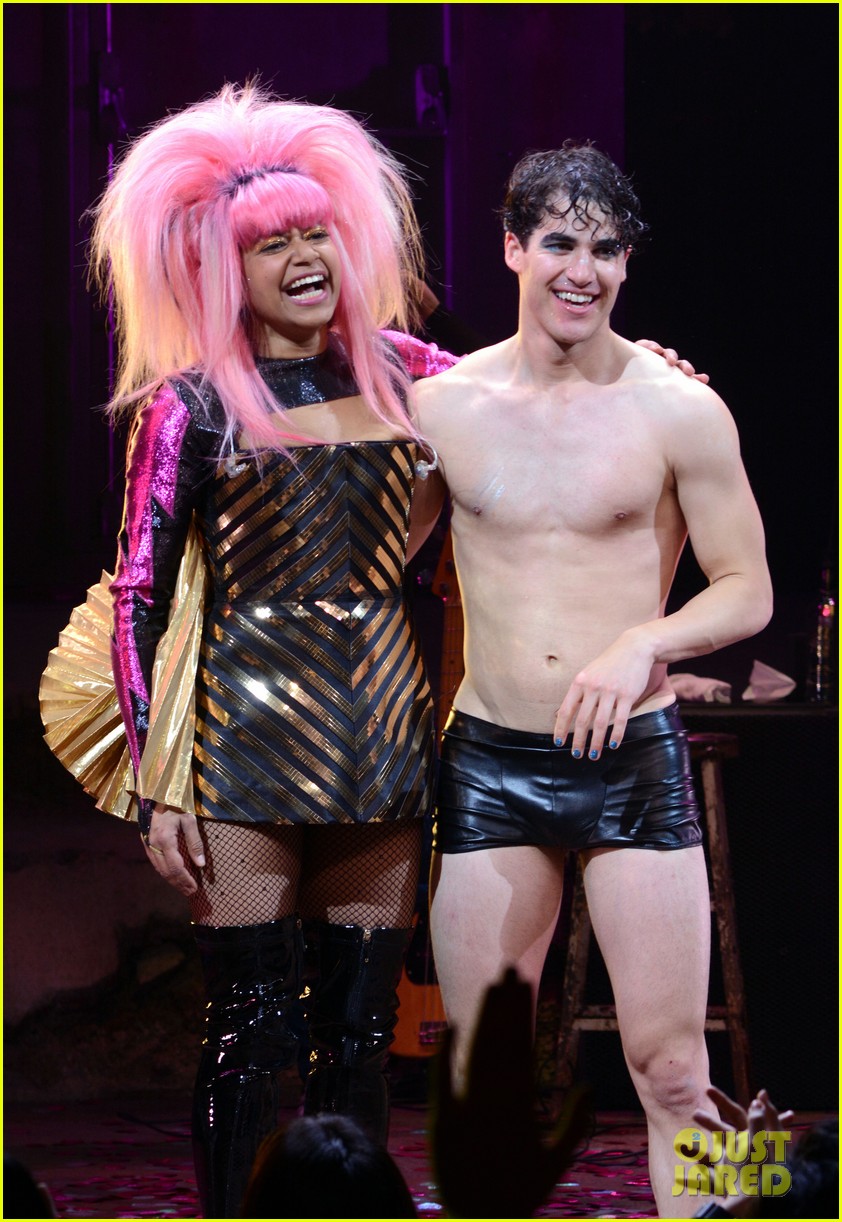 Darren Criss Strips Down Shirtless for First 'Hedwig' Show!: Photo 3358590 | Broadway, Darren ...