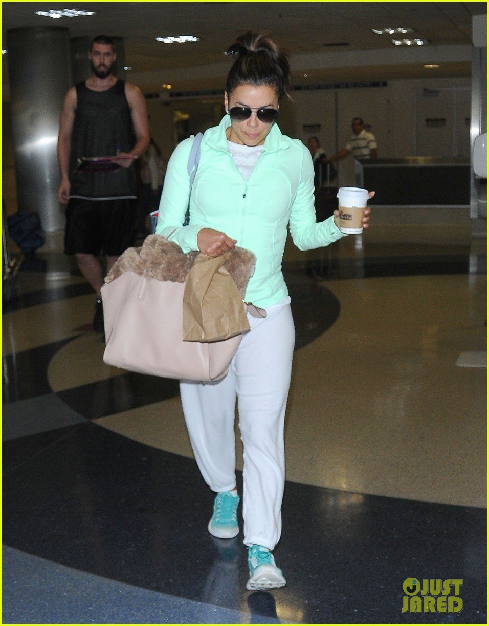 Eva Longoria Jets Back to L.A. After Miami Vacation: Photo 3342906 ...