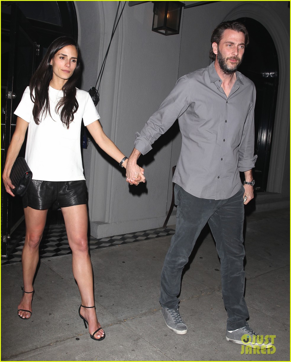 Jordana Brewster Listens to Music With Her Son Julian While Getting Red ...