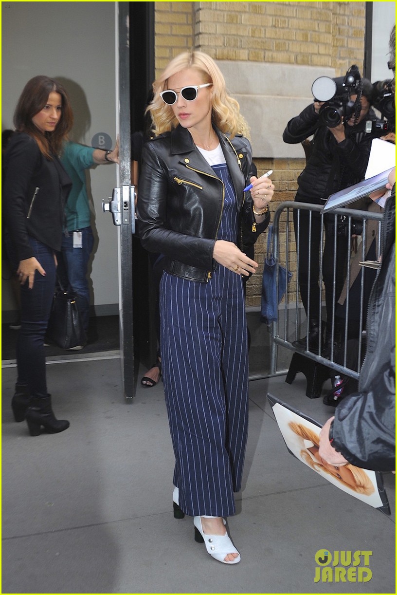 January Jones Reveals What It's Like Working with Boyfriend Will Forte ...