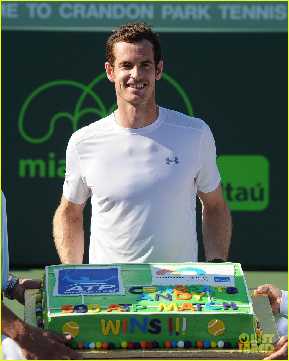 Andy Murray Celebrates 500 Career Wins at Miami Open: Photo 3338189 ...