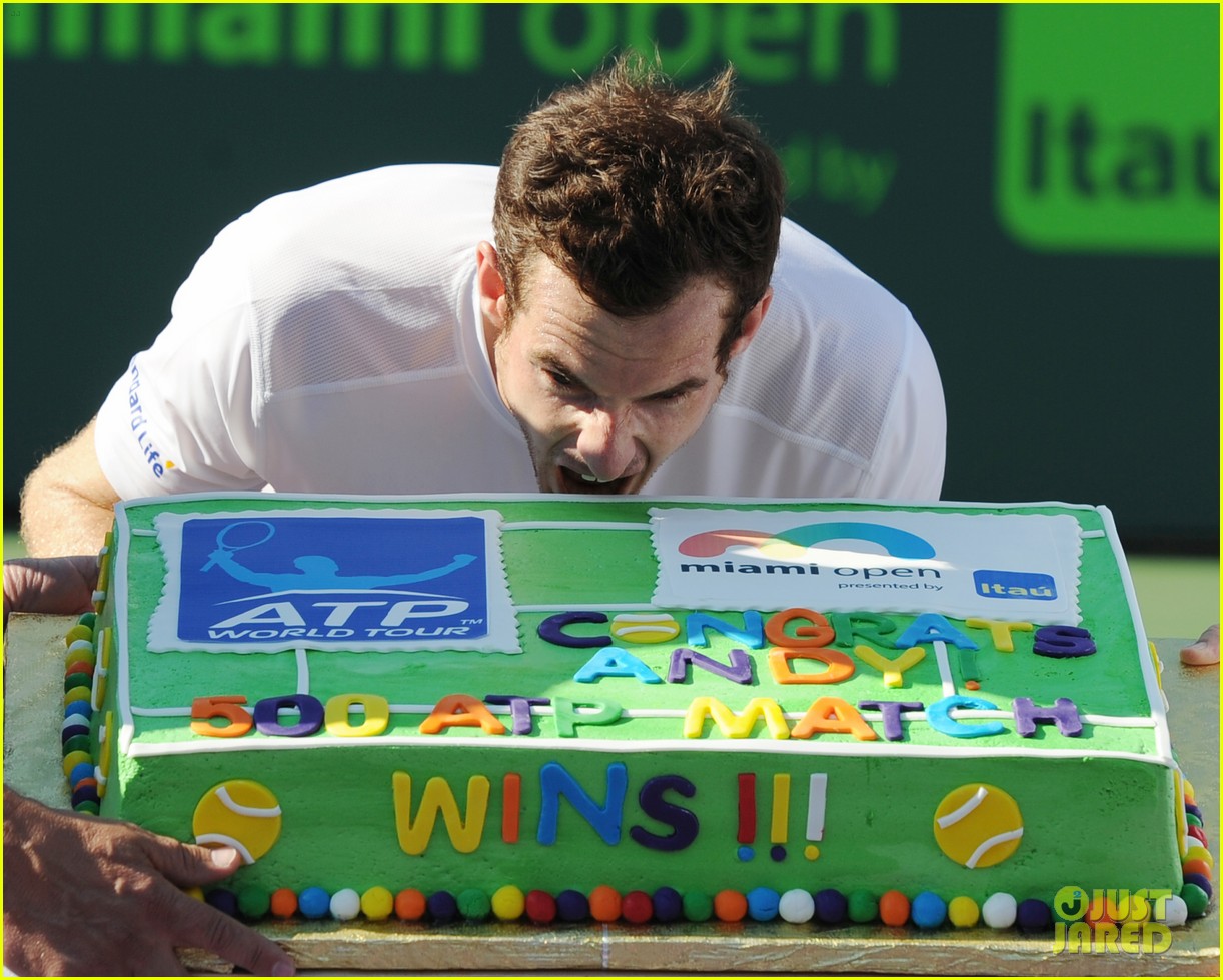 Andy Murray Celebrates 500 Career Wins at Miami Open: Photo 3338190 ...
